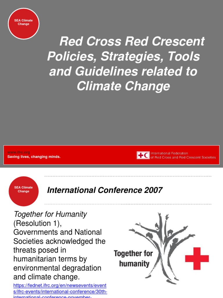 Presentation Slides: Red Cross Red Crescent Policies, Strategies, Tools ...