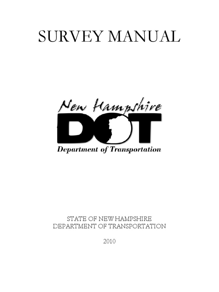 Survey Manual | PDF | Surveying | Traffic