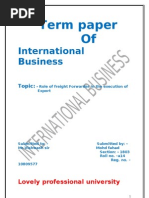 Freight Forwarding Agreement | PDF | Bill Of Lading | Cargo