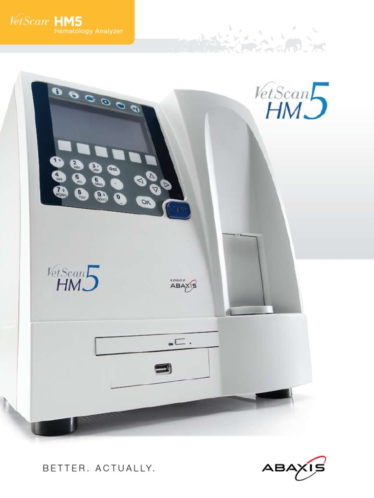 Abaxis 888-5002 Rev D Hm5 Brochure | PDF | Wellness | Medical