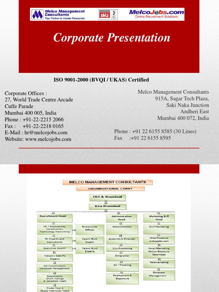 Melco | Download Free PDF | Engineering | Chief Executive Officer