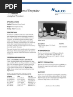 Nalco PermaTreat PC-191: RO Membrane Antiscalant | PDF | Water ...