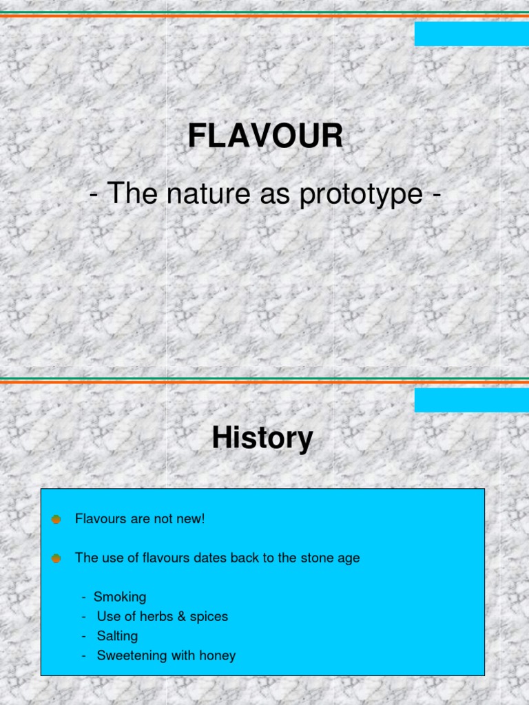 Flavour Technology | PDF | Flavor | Taste