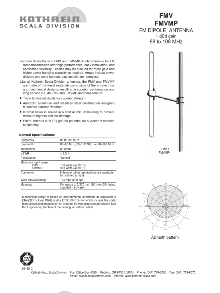 Fm Dipole Antenna | Antenna (Radio) | Radio Technology