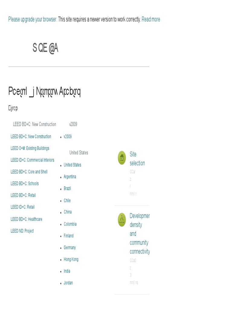 LEED Regional Priority Credits Overview | PDF