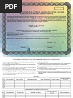 Certificado de Acciones MODELO | PDF | Compartir (Finanzas) | Gobierno