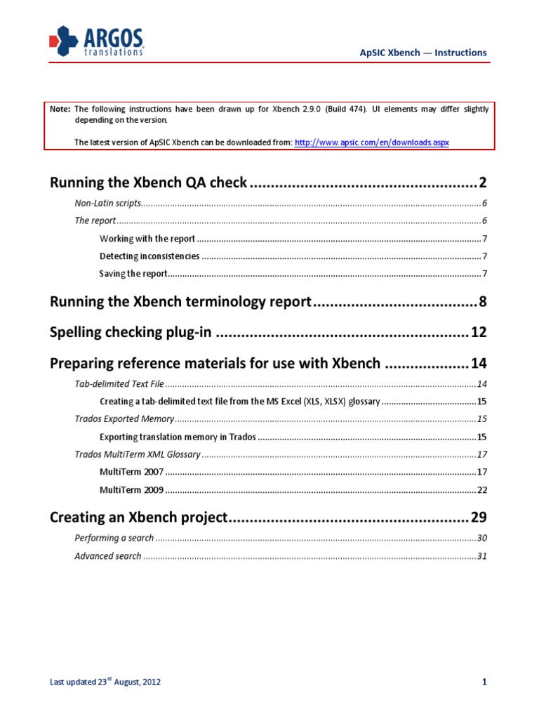 ApSIC Xbench 2 | PDF | File Format | Computer File