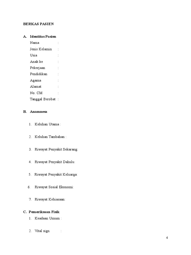 Format Studi Kasus | PDF