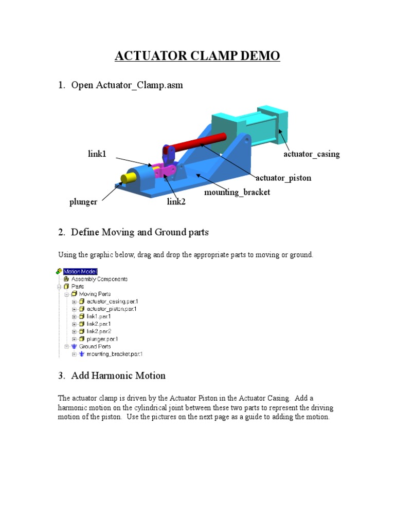 Actuator Clamp | PDF | Actuator | Mechanical Engineering