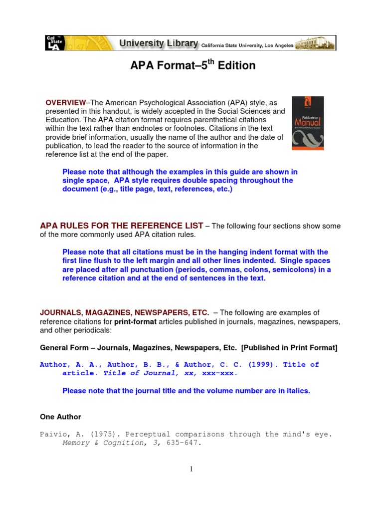 APA Citation Guides | PDF | Citation | Note (Typography)