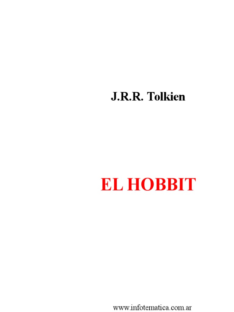 El Hobbit | PDF | J. R. R. Tolkien | Razas de la Tierra Media