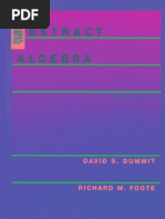 David S. Dummit Richard M. Foote Abstract Algebra Wiley 2004 | PDF