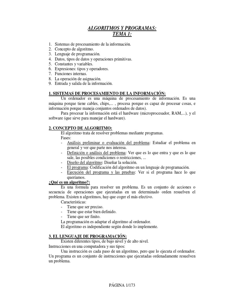 Pseudocodigo PDF | PDF | Algoritmos | Programa de computadora