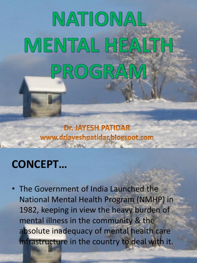 National Mental Health Program Overview | PDF | Psychiatry | Mental Health