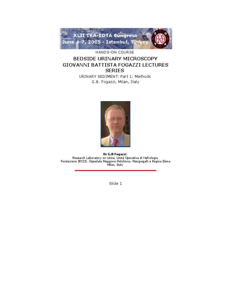 Sediment Urinar | Download Free PDF | Microscopy | Kidney