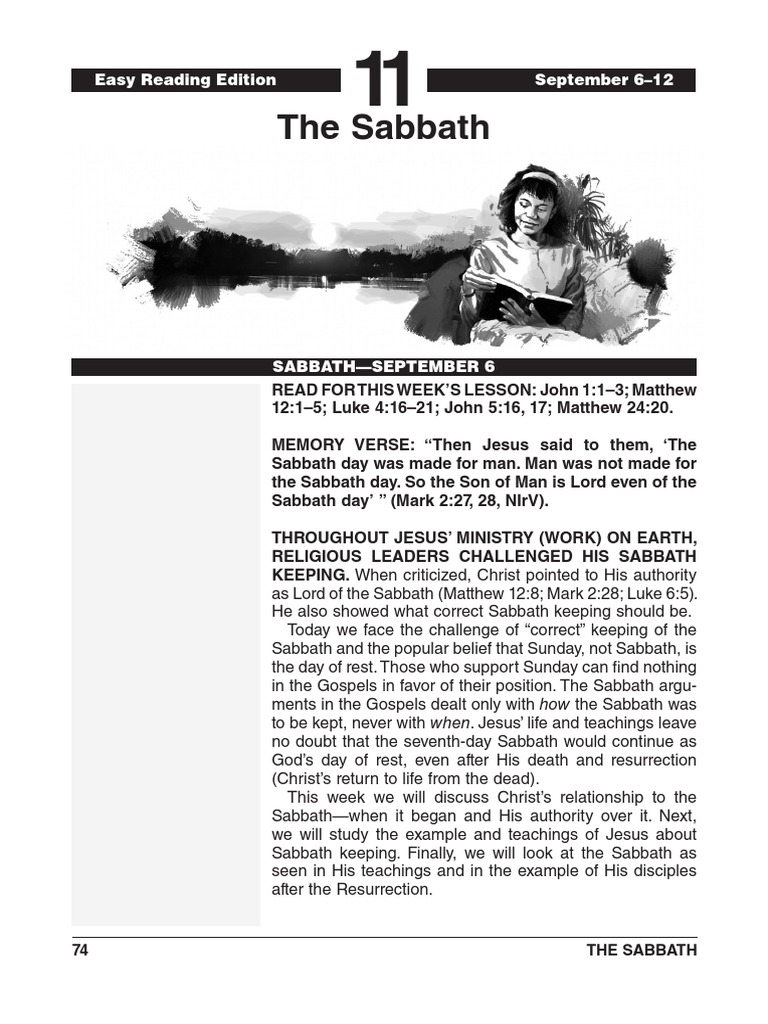 Jesus and the Meaning of Sabbath | PDF | Biblical Sabbath | Gospel Of Luke