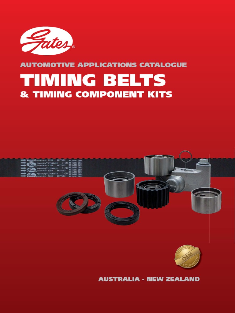 Gates Timing Belts | PDF | Belt (Mechanical) | Inline Four Engine