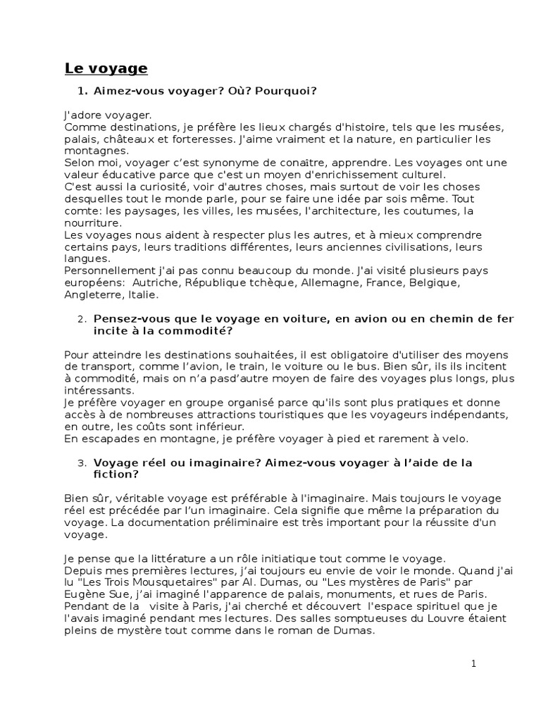 Importance du voyage et de l'imaginaire | PDF | Musée | Industries