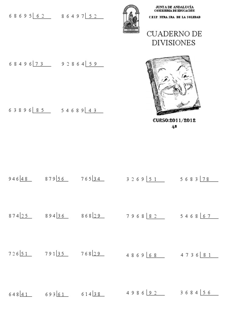 Cuadernillo de Divisiones para Primaria | PDF | Ciencia y matemáticas
