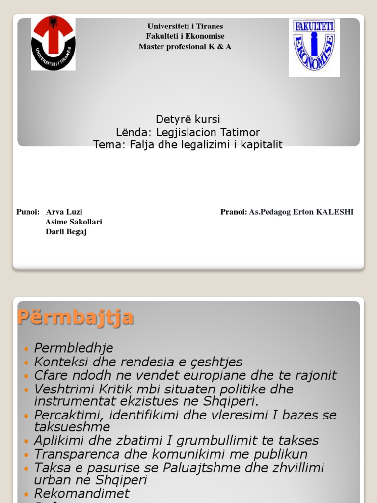 Legjislacioni Tatimor | PDF
