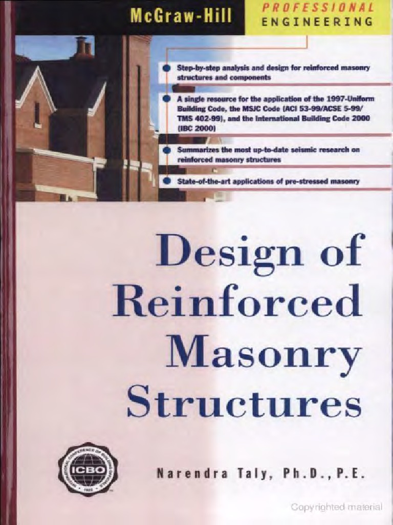 Design of Reinforced Masonry Structures | PDF