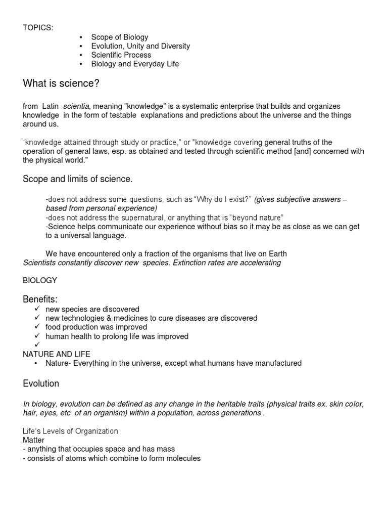 What Is Science?: Scope and Limits of Science | PDF | Hypothesis | Science