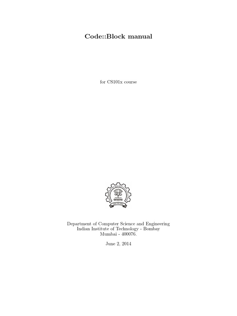 CodeBlocks SimpleCPP Manual | PDF | Library (Computing) | Integrated Development Environment