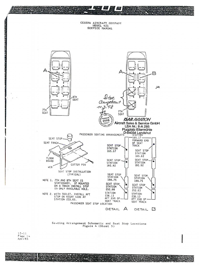 Cessna 421C C421C GoldenEagle POH-AFM | PDF