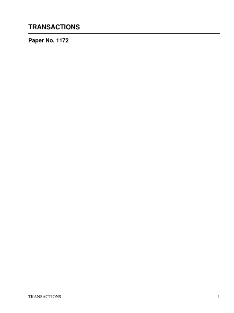 Transactions: Paper No. 1172 | PDF | Project Gutenberg | Public Domain