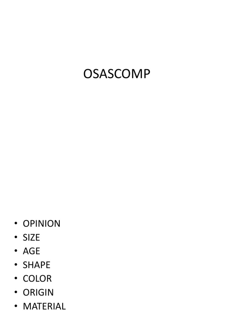 OSASCOMP | PDF