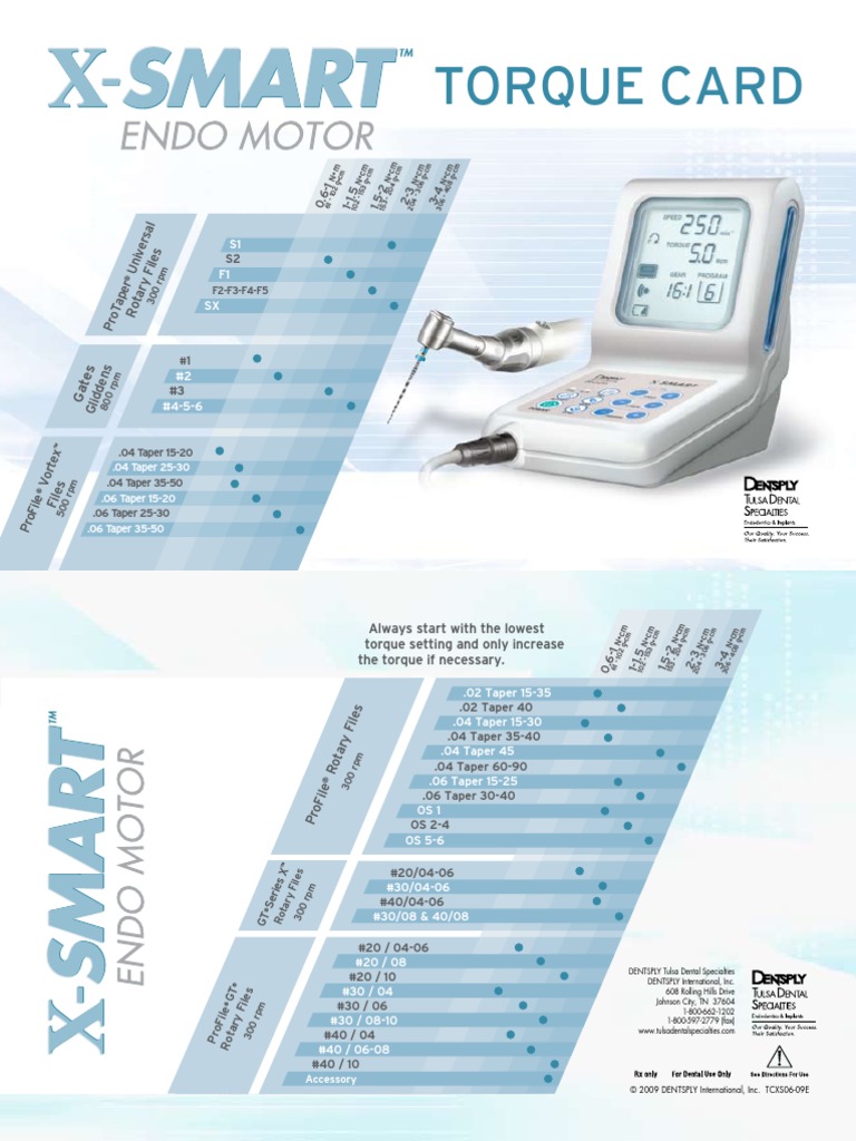 X-Smart Torque Card 8-28-09-1 | PDF | Sports & Recreation
