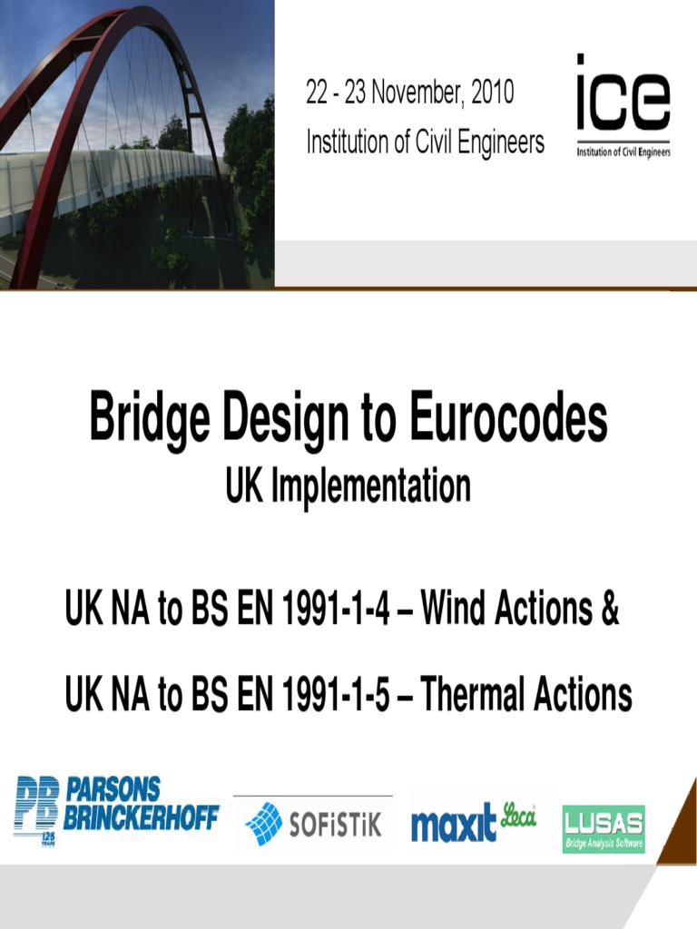 Bridge design Eurocodes wind thermal actions | PDF | Wound | Structural ...