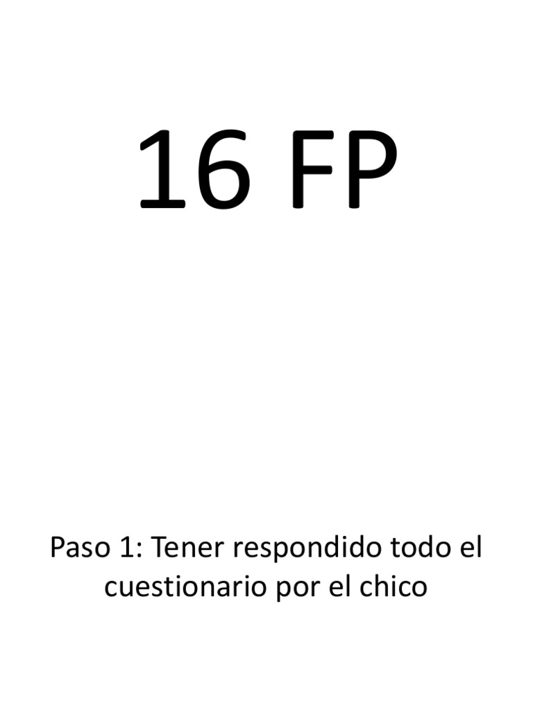 Manual de 16 FP | PDF