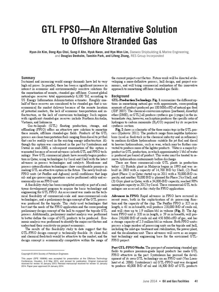 GTL | PDF | Gas To Liquids | Natural Gas