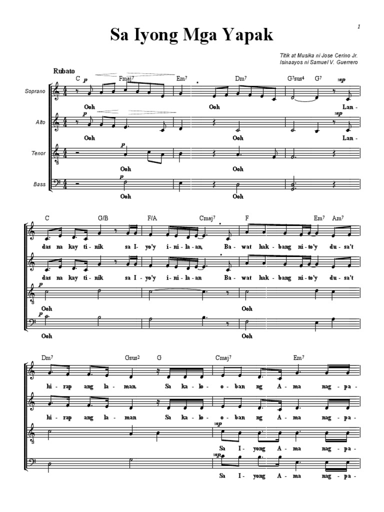 Sa Iyong Mga Yapak | PDF