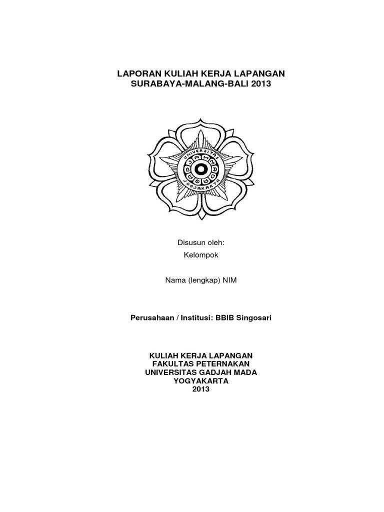 Laporan Kuliah Kerja Lapangan | PDF | Kesehatan Holistik