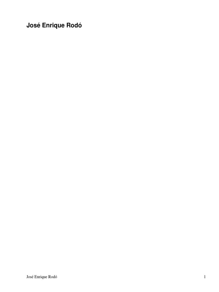 Ariel by Rodó, José Enrique | PDF | Alma | Moralidad