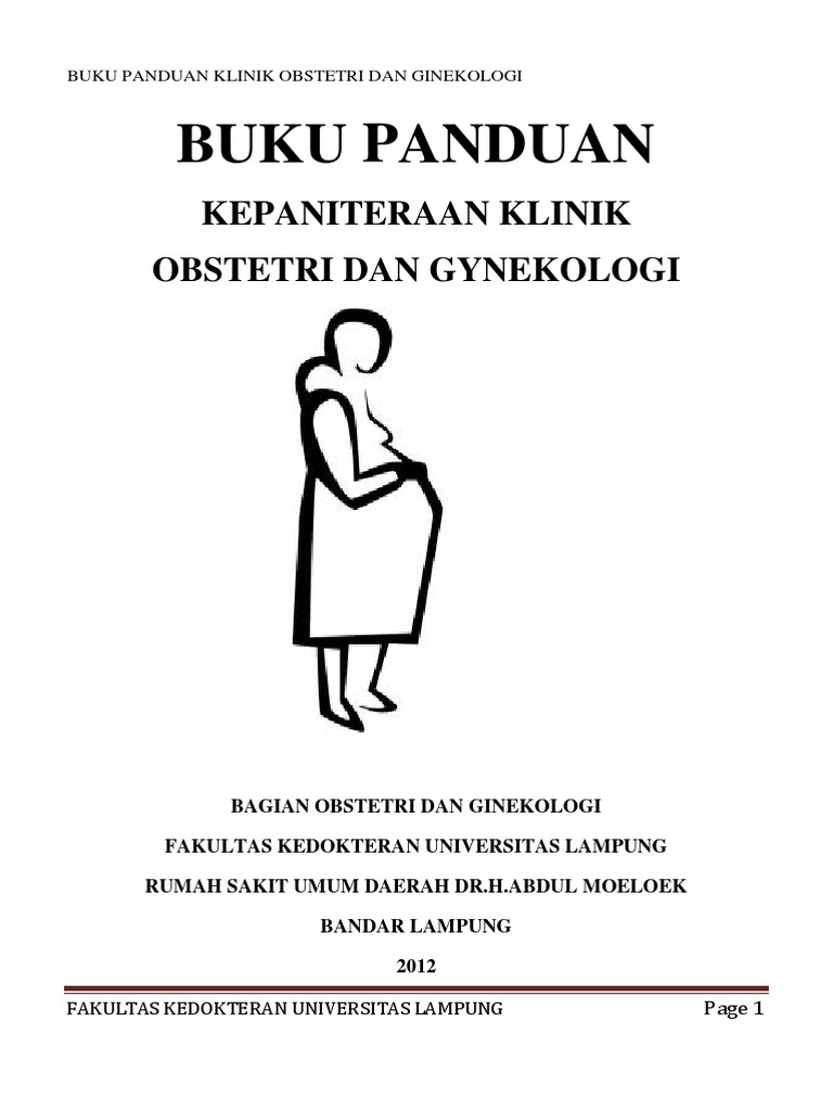 Panduan Klinik Obsgyn Unila | PDF