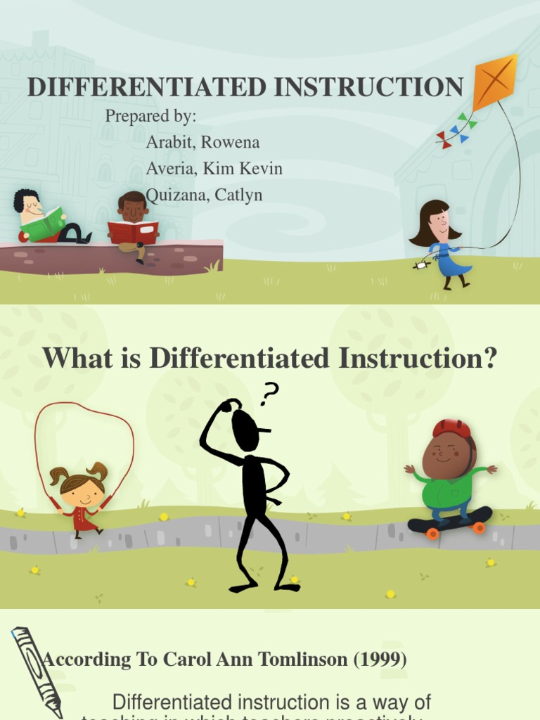 Differentiated Instruction Presentation | PDF | Differentiated ...