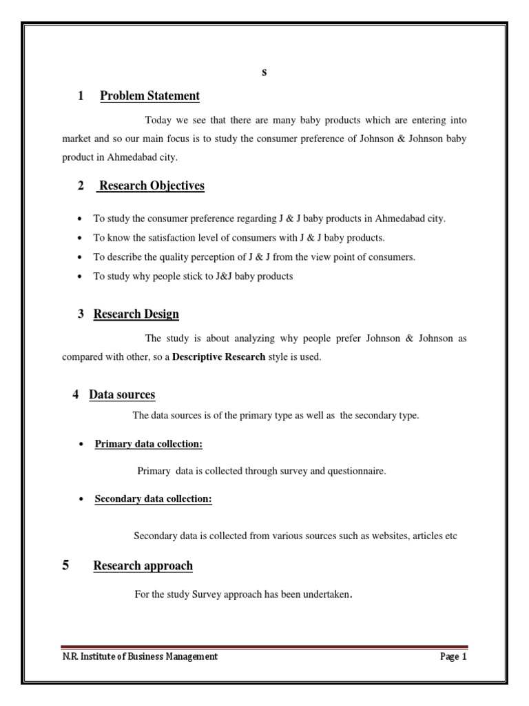 Johnson & Johnson | PDF | Survey Methodology | Advertising