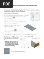 Generative Sheet Metal Design in CATIA V5 | PDF | Button (Computing ...