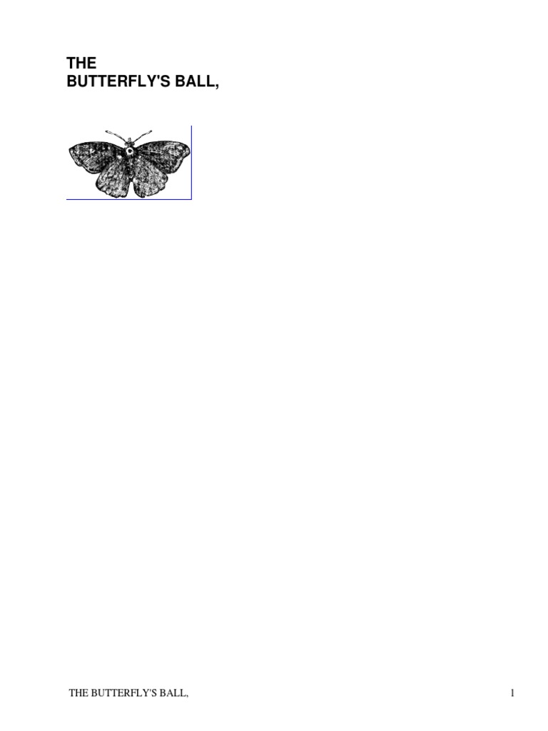 The Butterfly's Ball and The Grasshopper's Feast by Roscoe, Mr. | PDF ...