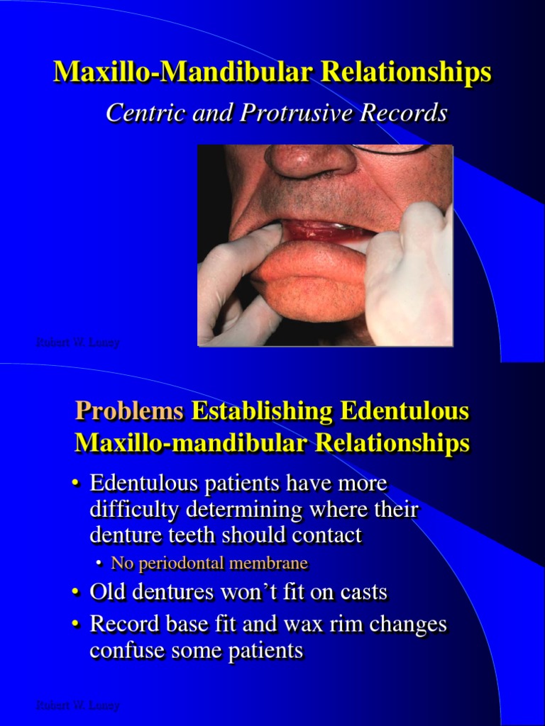 Centric & Protrusive Record | PDF | Mouth | Dentistry Branches