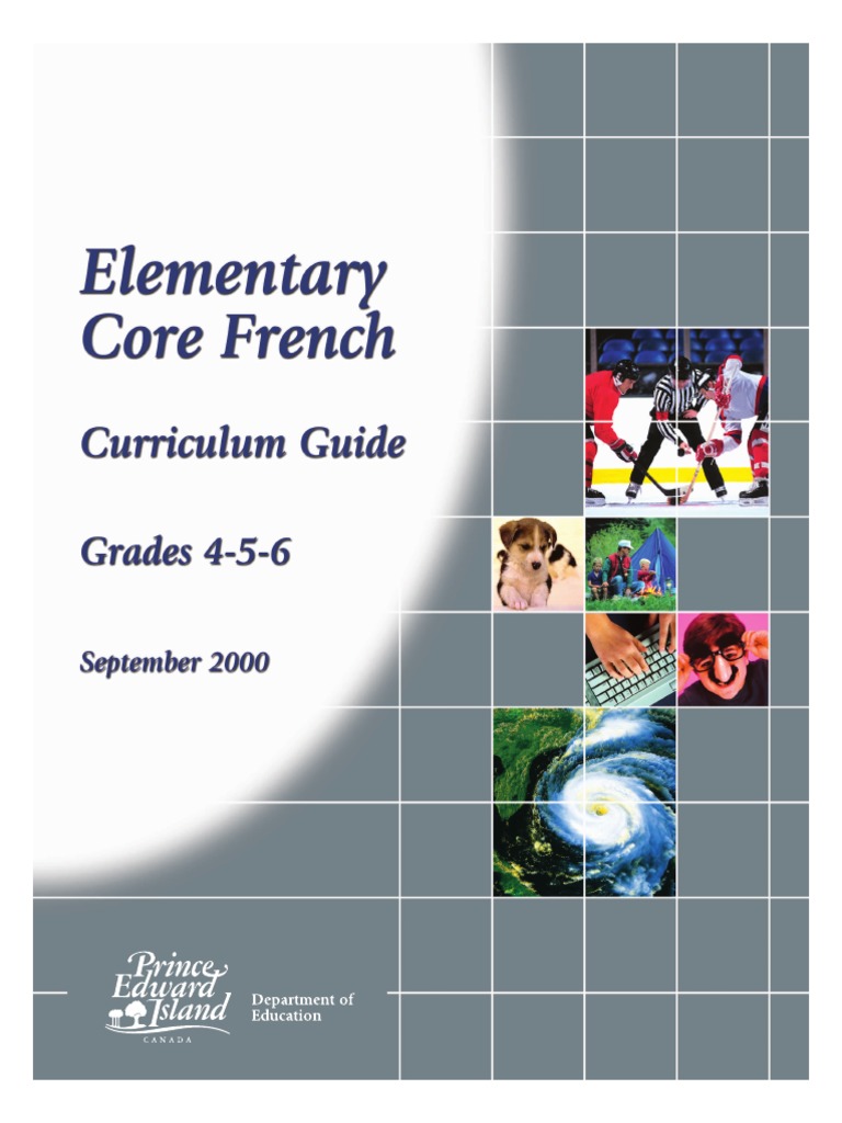 Canadian French Cirriculum | PDF | Curriculum | Second Language Acquisition