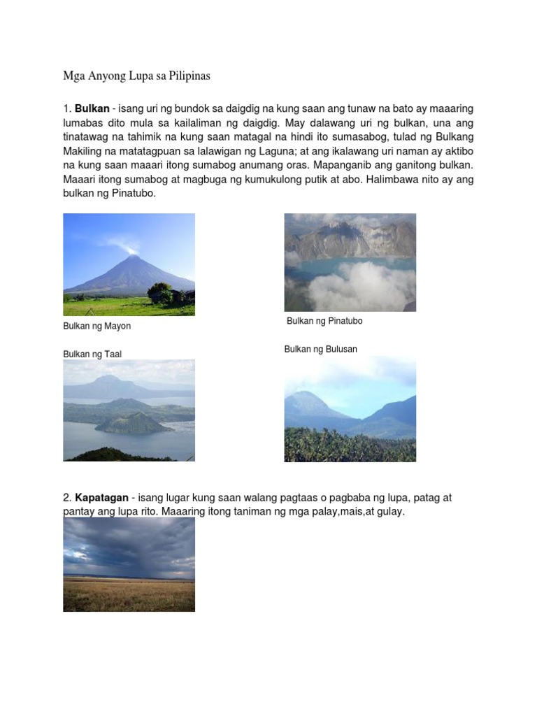 Anyong Lupa Bulubundukin