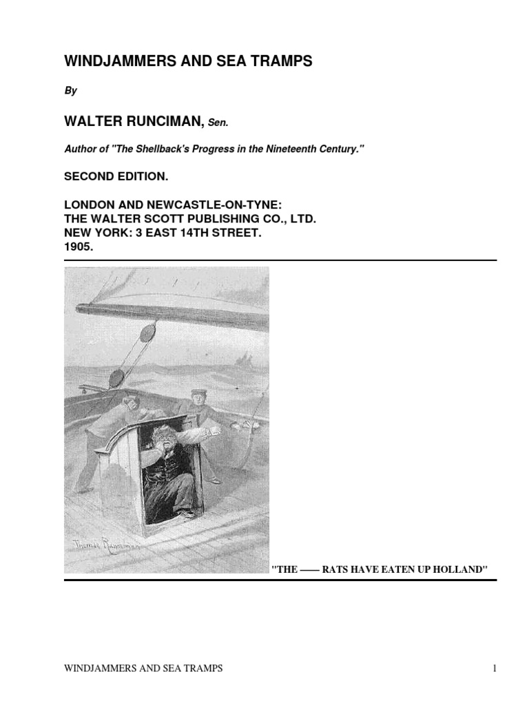 Windjammers and Sea Tramps by Runciman, Walter, 1847-1937 | PDF ...