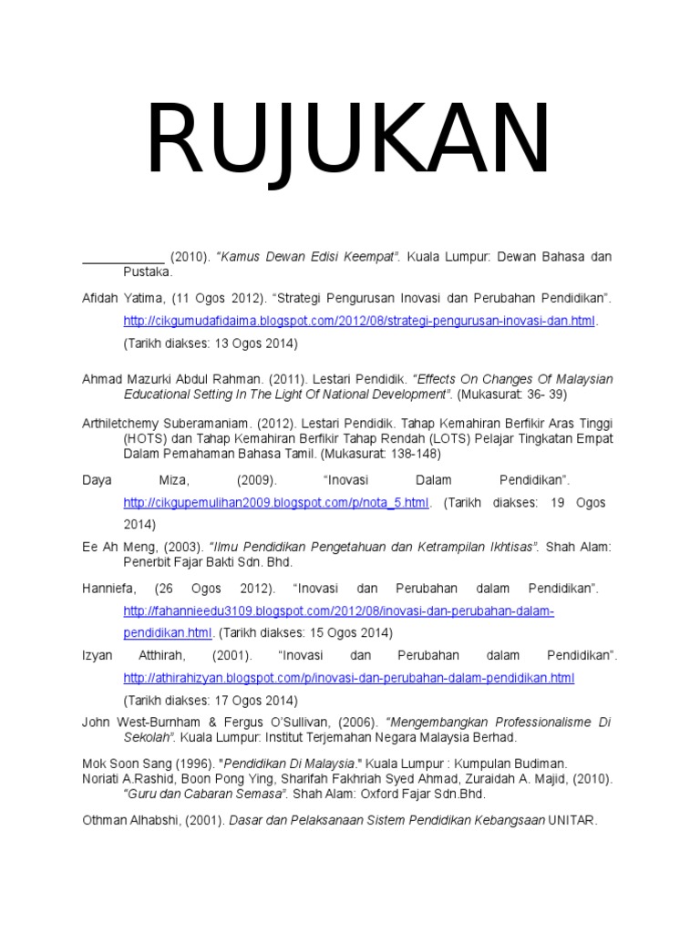 RUJUKAN | PDF