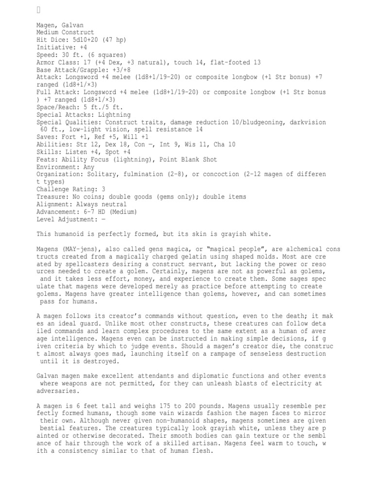 (Monster) Magen, Galvan | PDF | Leisure