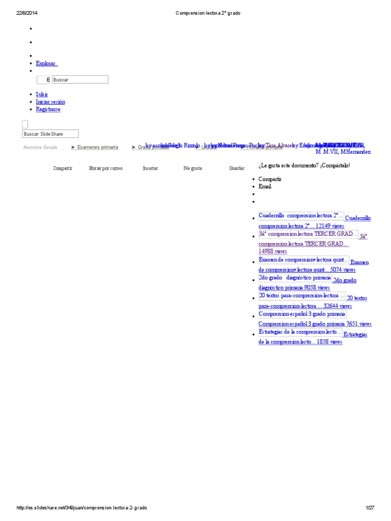 Comprension Lectora 2 Grado Pdf La Interacción Persona Ordenador
