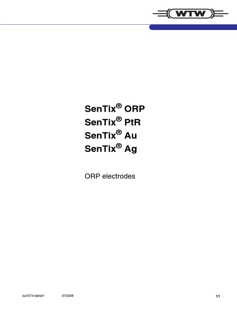 Sentix Orp Sentix PTR Sentix Au Sentix Ag | Download Free PDF | Silver | Ph
